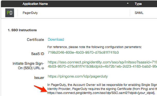 PingOne SSO Setup - PagerDuty
