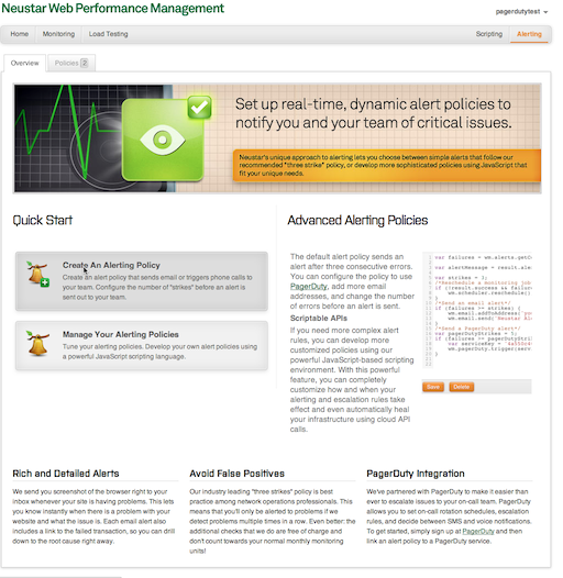 How to Integrate Neustar Web Performance Management with PagerDuty ...