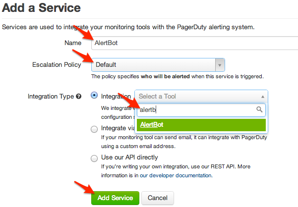 AlertBot Integration Guide - PagerDuty