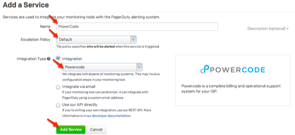 PowerCode Integration Guide - PagerDuty